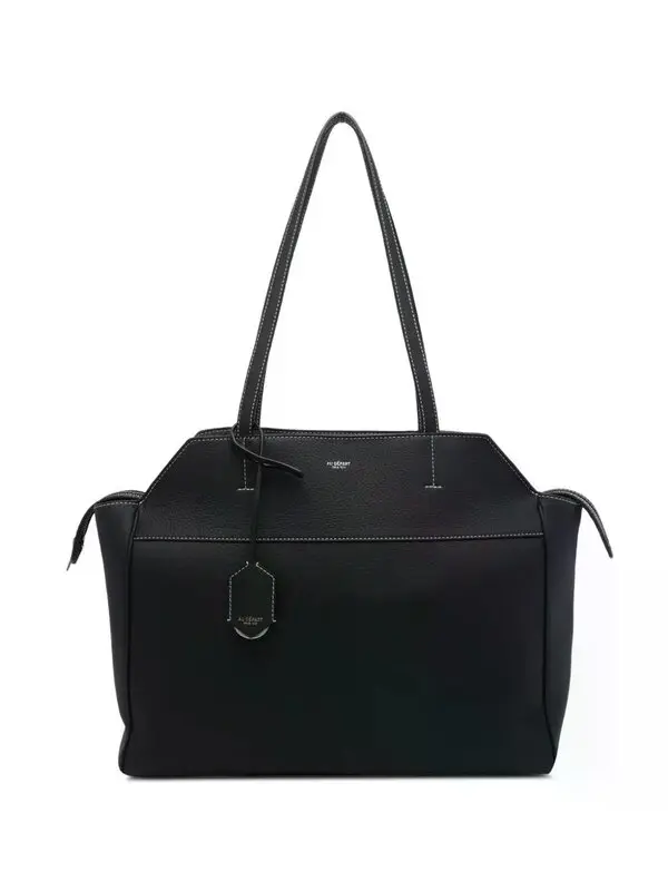 AU DEPART Cité Leather Tote Bag