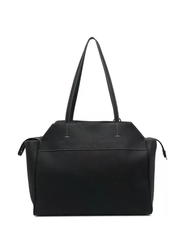 AU DEPART Cité Leather Tote Bag