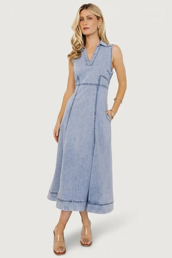 IN LOOM Georgia Sleeveless Midi Dress