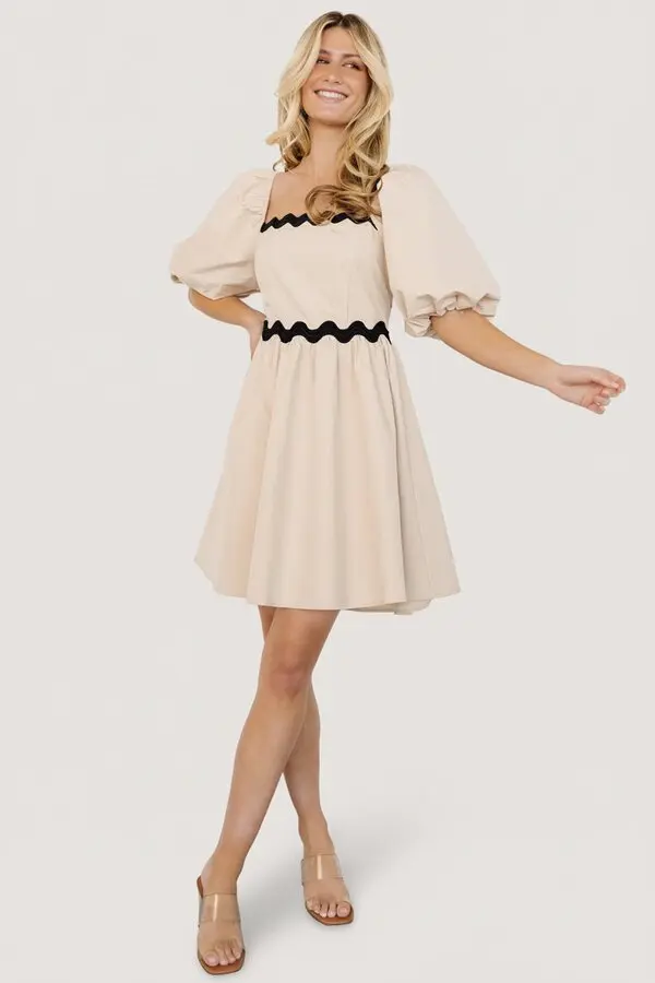 ANDREE BY UNIT Cecelia Short Dress