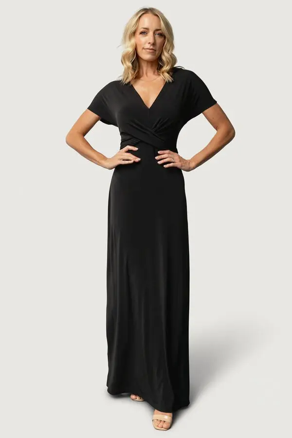 KANER Annaeli Cross Front Maxi Dress