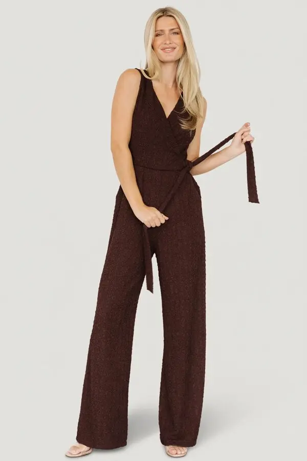 GILLI Natasha Jumpsuit - Espresso