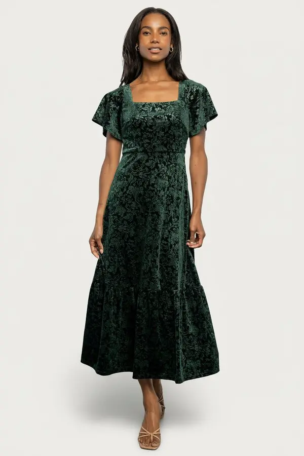 POLAGRAM Eirene Velvet Dress