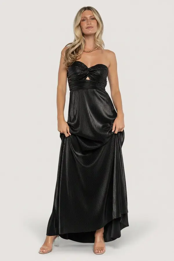 PRIMEDAYS Seraphine Pleated Strapless Gown
