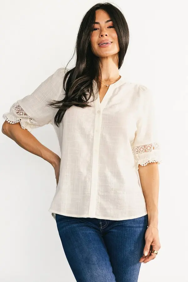 PRIMEDAYS Alba Button Up Top