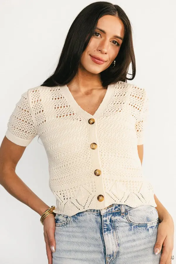 BUSE Candela Crochet Cardigan