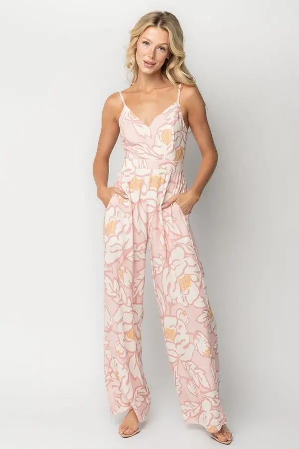 IN FEBRUARY Ember Jumpsuit - Pink