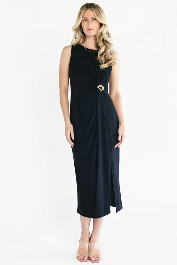 GILLI Novara Midi Dress - Black