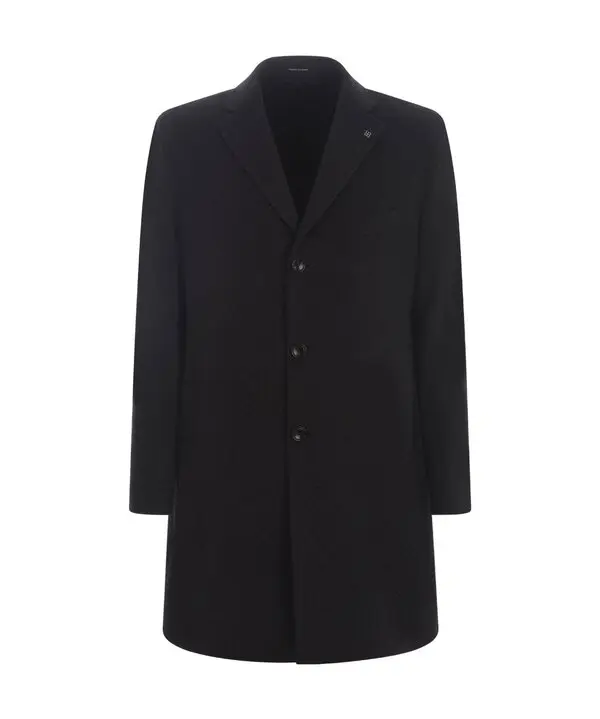 Tagliatore Single-breasted Felted Coat