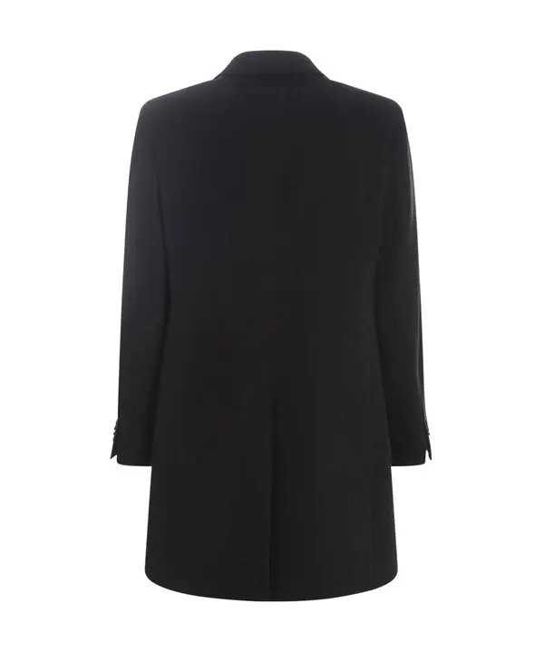 Tagliatore Single-breasted Felted Coat