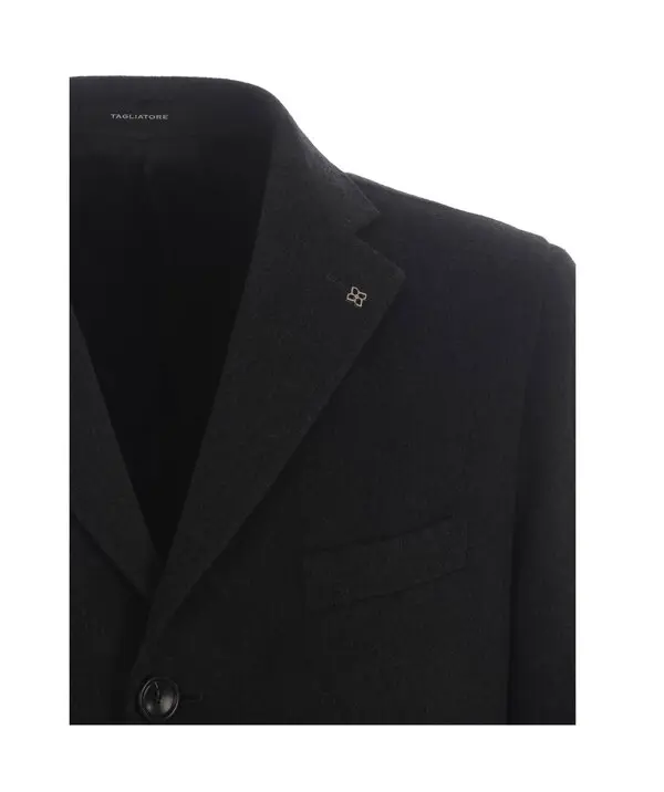 Tagliatore Single-breasted Felted Coat