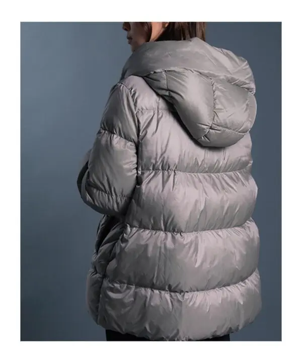 Max Mara Hooded Down Jacket