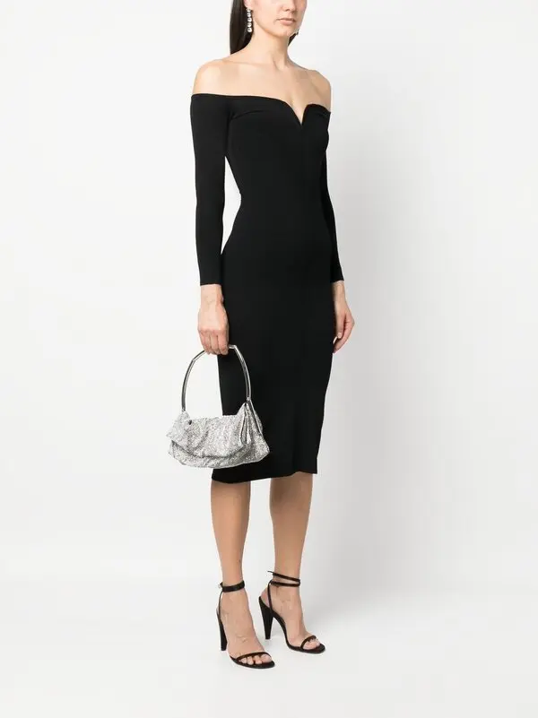 Benedetta Bruzziches Crystal Decorated Shoulder Bag