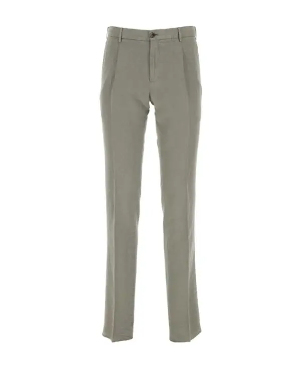 PT TORINO Pressed-crease Slim Cut Trousers