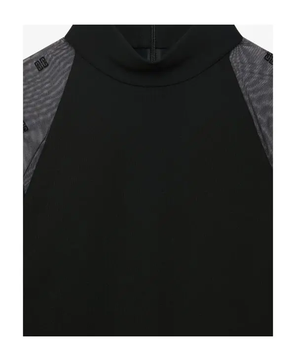 Givenchy Dress In Bi-material 4g Pattern