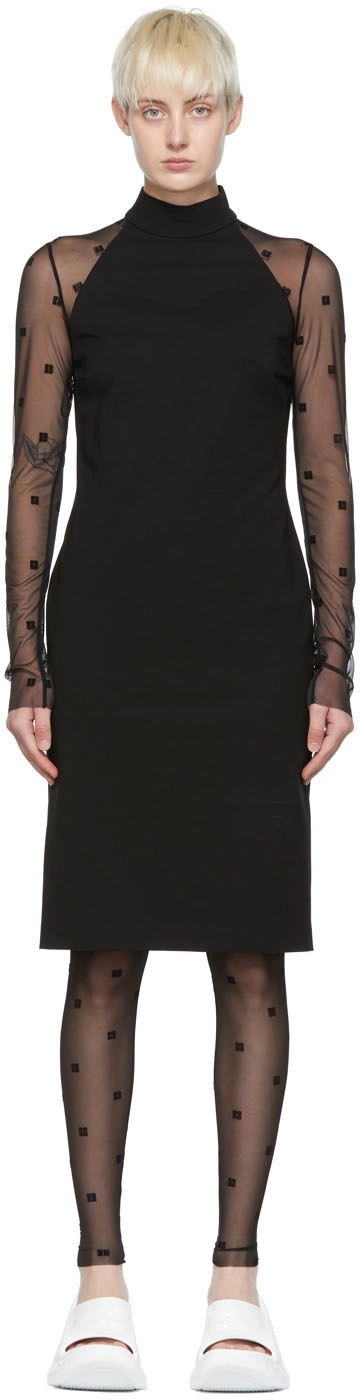 Givenchy Dress In Bi-material 4g Pattern