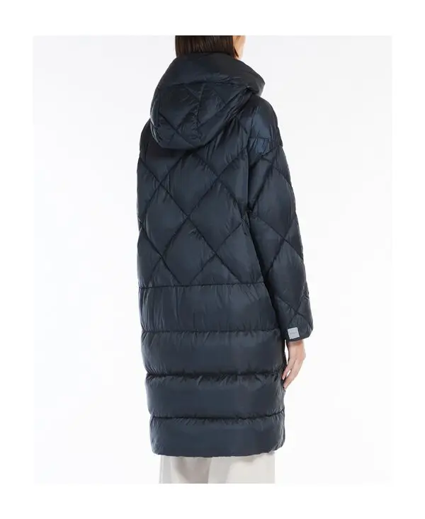 Max Mara Logo Hooded Down Jacket