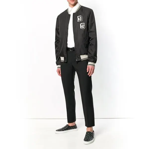 Dolce & Gabbana Techno Cloth Casual Bomber Jacket