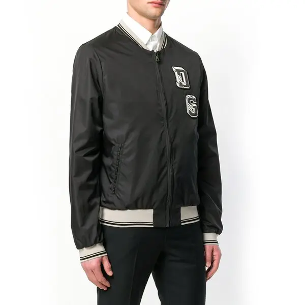 Dolce & Gabbana Techno Cloth Casual Bomber Jacket