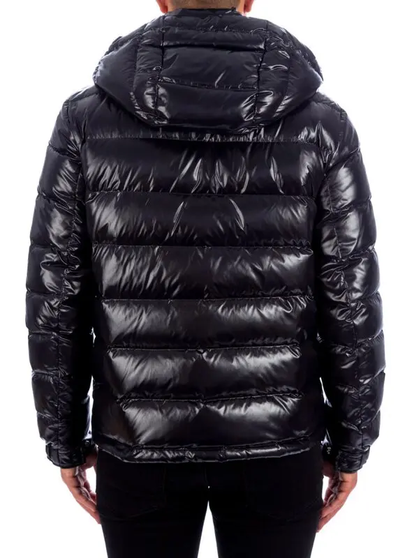 Valentino Garavani Logo Patch Hooded Jacket