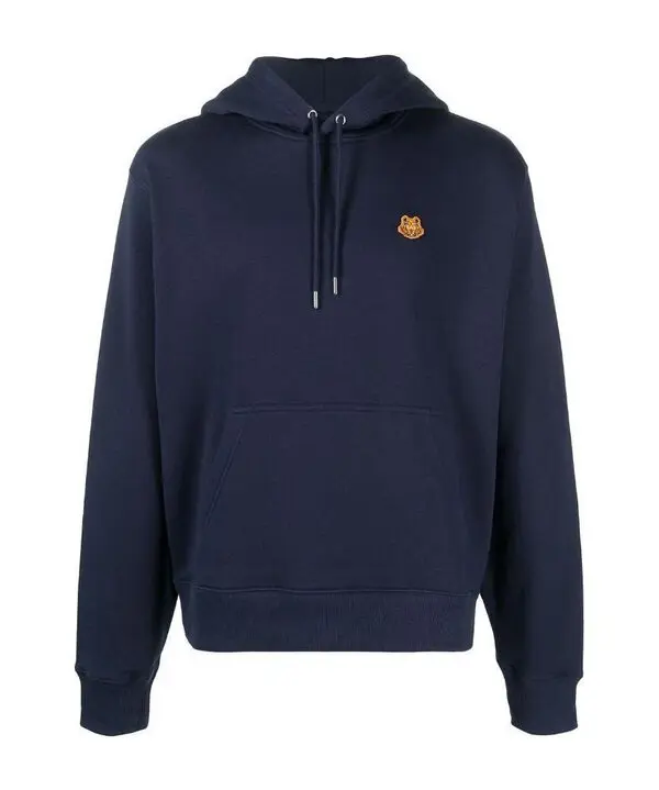 Kenzo Tiger Patch Cotton Hoodie