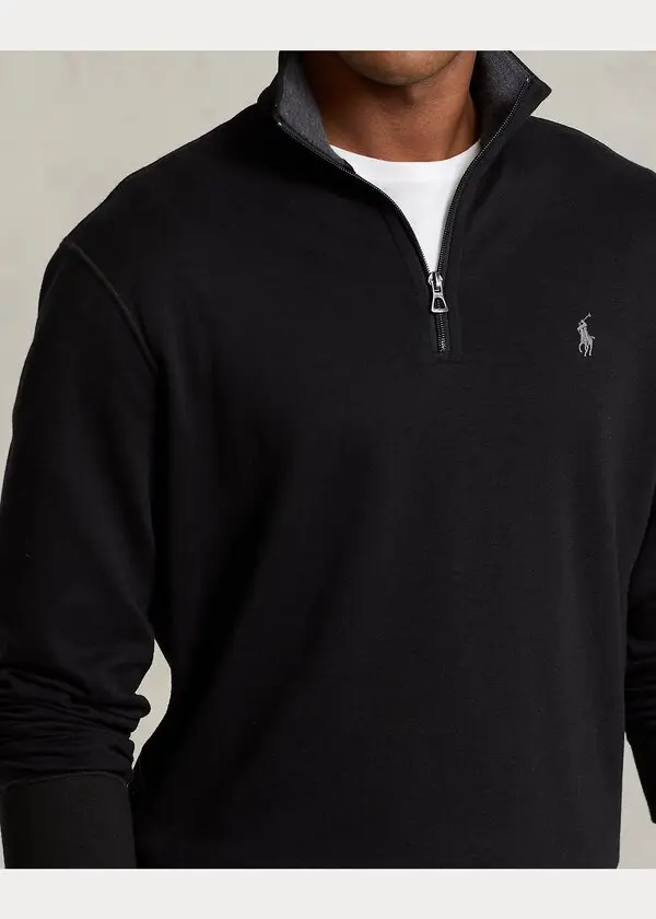 Polo Ralph Lauren Plain Jersey Semi-zipper Sweater