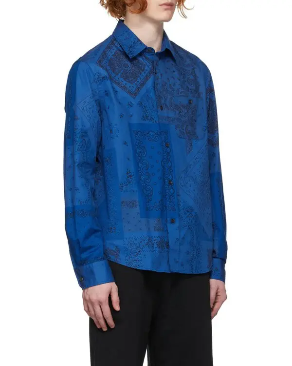 Kenzo Bandana-print Cotton Shirt