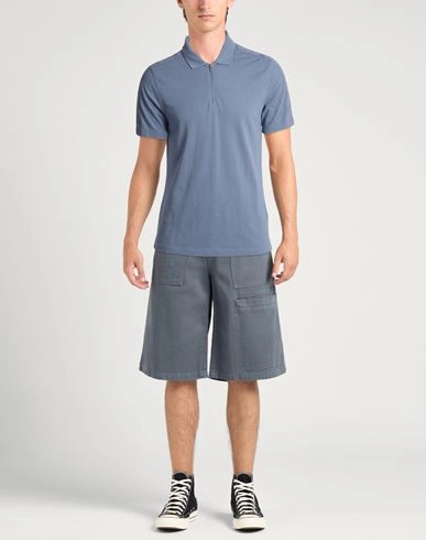Armani Exchange Polo Shirt Pastel Size Polyamide, Polyester, Elastane - Blue