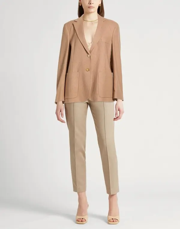 ALYSI Chocolat Blazer Size Viscose, Wool, Polyester, Elastane