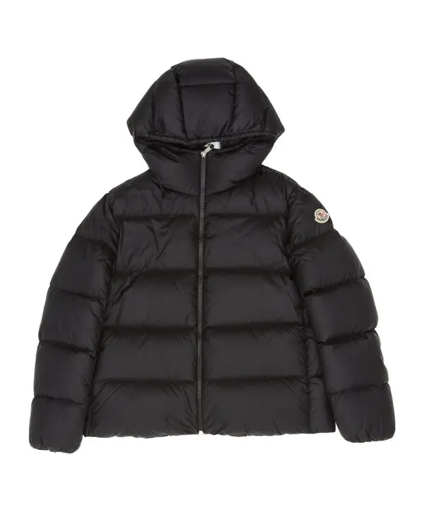 Moncler Feligule Hooded Short Down Jacket - Black