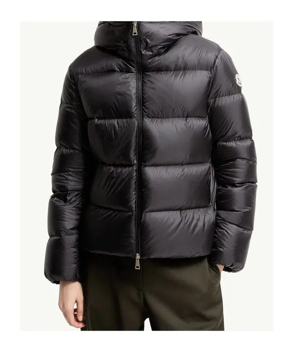 Moncler Feligule Hooded Short Down Jacket - Black