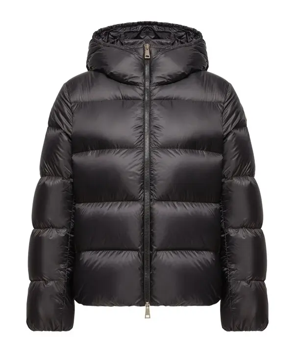 Moncler Feligule Hooded Short Down Jacket - Black