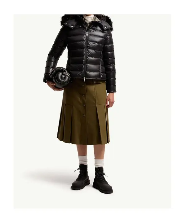 Moncler Badyeffe Hooded Short Down Jacket - Black