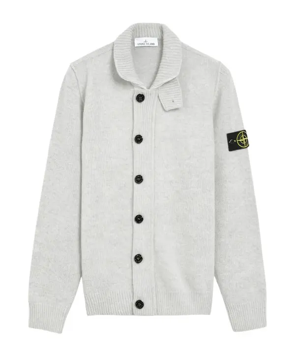 Stone Island Long-sleeved Knitted Cardigan