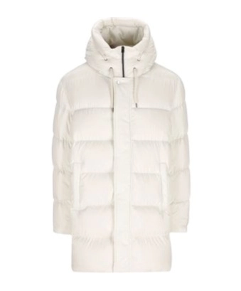 Herno High-neck Hooded Drawstring Puffer Coat