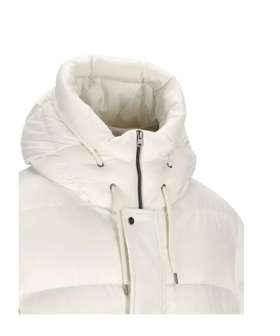 Herno High-neck Hooded Drawstring Puffer Coat