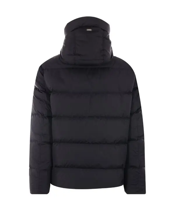 Herno High Neck Hooded Down Jacket