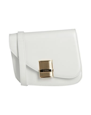 FERRAGAMO Cross-body Bag Calfskin - White