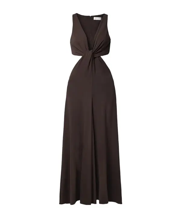 Michael Kors Cutout Stetch-jersey Midi Dress