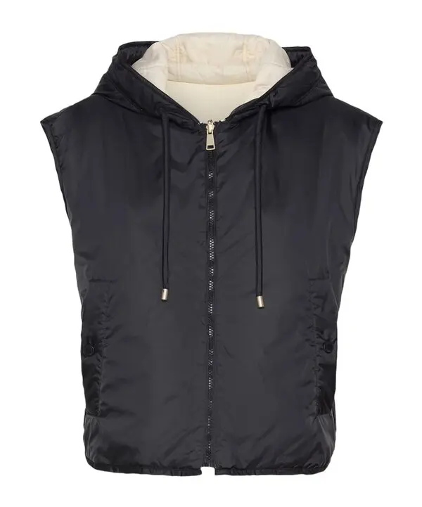 Max Mara Reversible Padded Gilet - Black