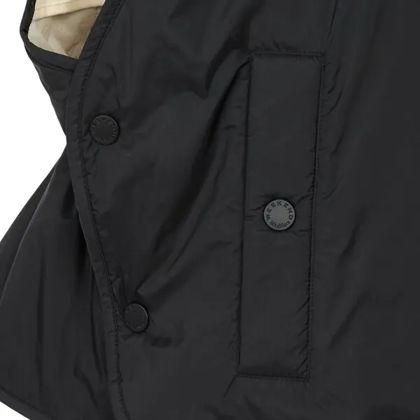 Max Mara Reversible Padded Gilet - Black
