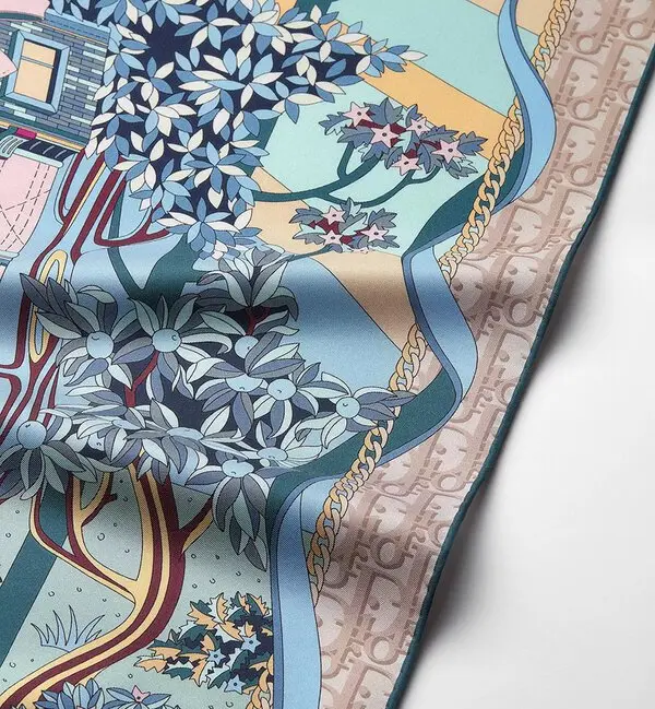 Dior Avenue90 Square Scarf