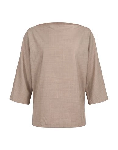 P.a.r.o.s.h P. A.r. O.s. H. Top Taupe Size Virgin Wool, Elastane