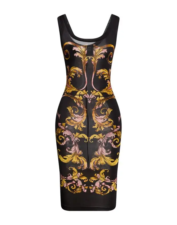 Versace Viscose Blend Bodycon Mini Dress