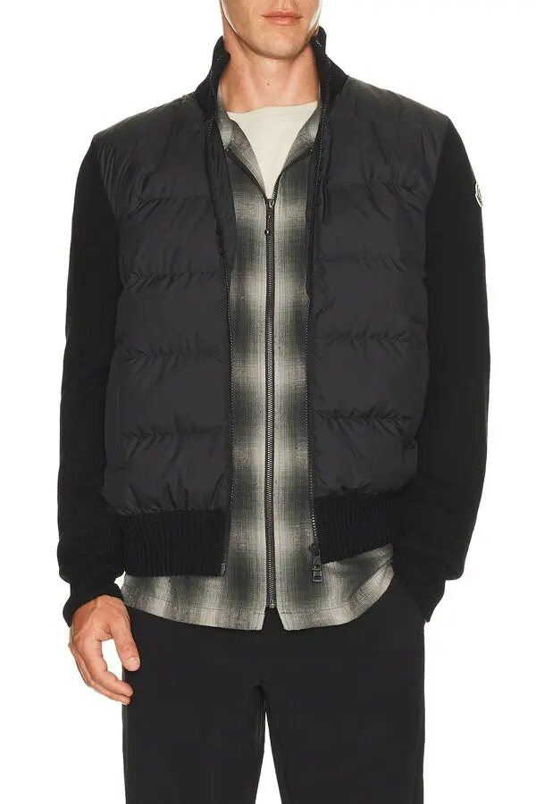 Moncler Extrafine Wool Cardigan