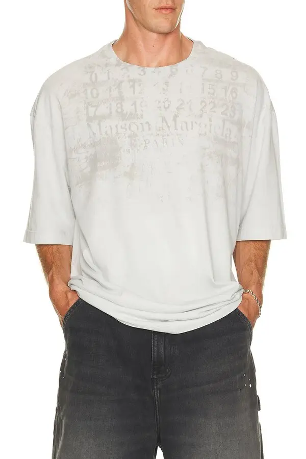 MAISON MARGIELA Oversized T-shirt In Blue
