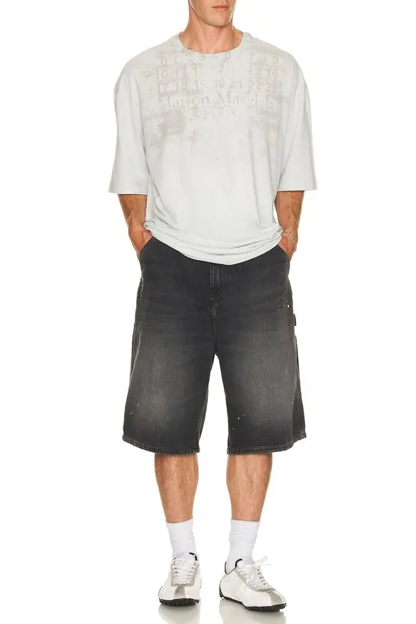 MAISON MARGIELA Oversized T-shirt In Blue
