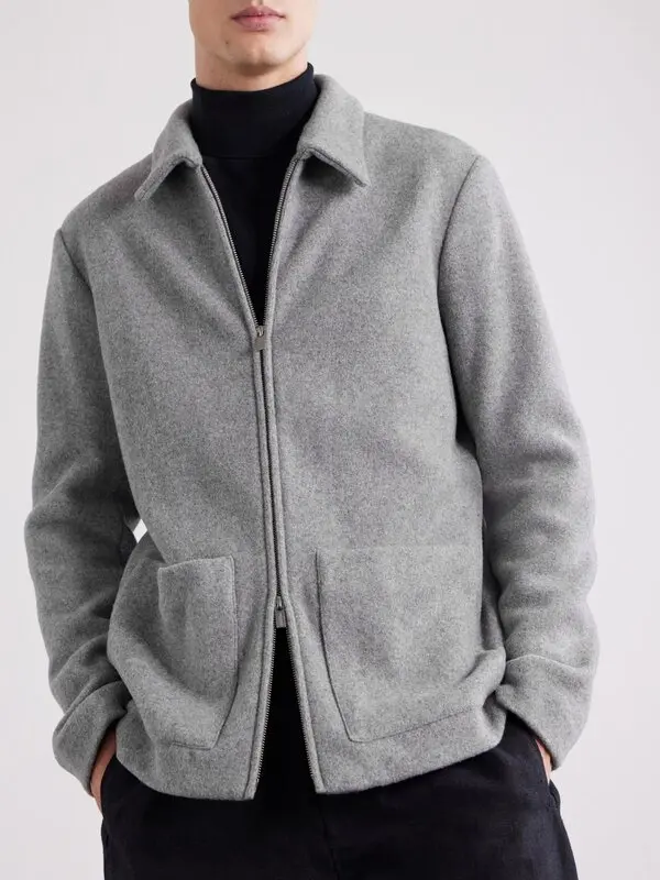 Barena Venezia Cotton-blend Felt Overshirt
