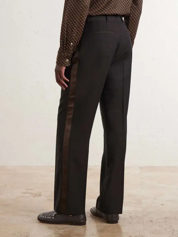 WALES BONNER Alto Straight-leg Virgin Wool Trousers
