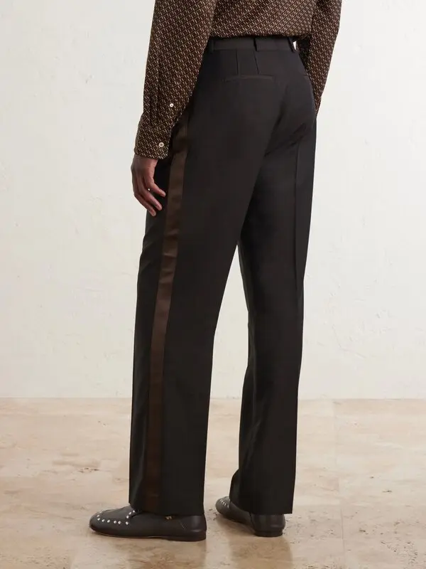 WALES BONNER Alto Straight-leg Virgin Wool Trousers